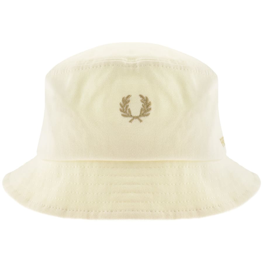 Fred Perry Twill Bucket Hat Cream